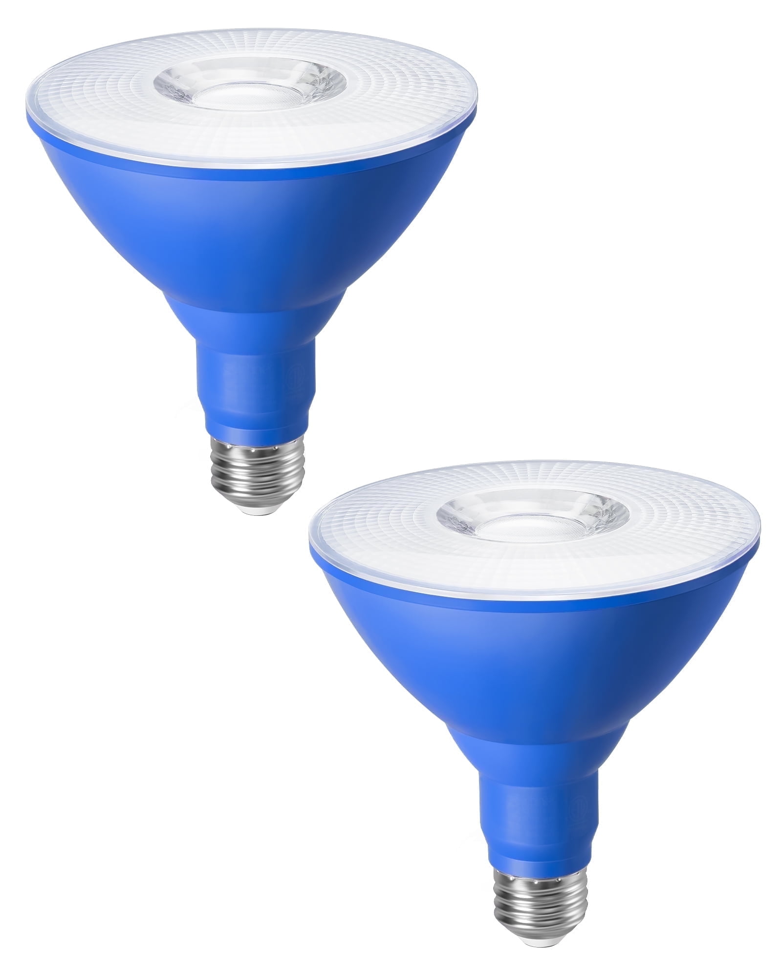 EDISHINE Outdoor LED Par38 Flood Light Bulbs, 18W, Dimmable, Blue, E26 ...