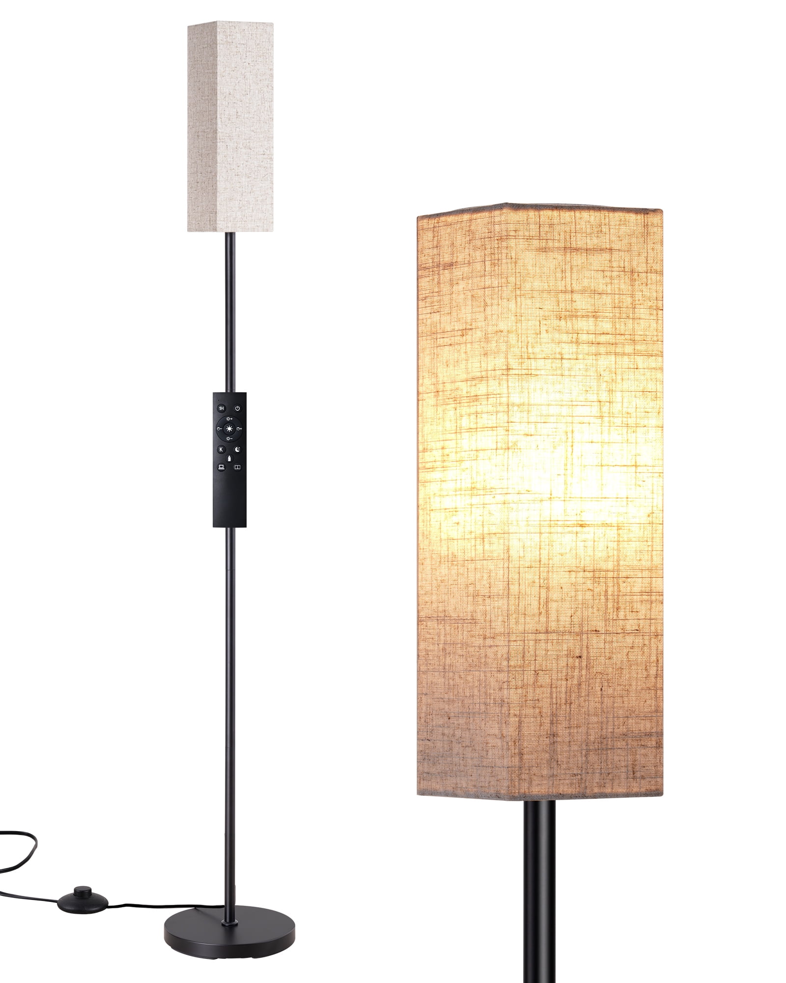 Free Shipping! EDISHINE LED Floor Lamp with Remote Control for Living ...