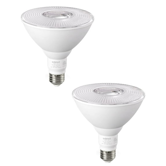 EDISHINE LED PAR38 Flood Light Bulb 5000K Daylight Waterproof Dimmable E26 18W 1800LM - Walmart.com