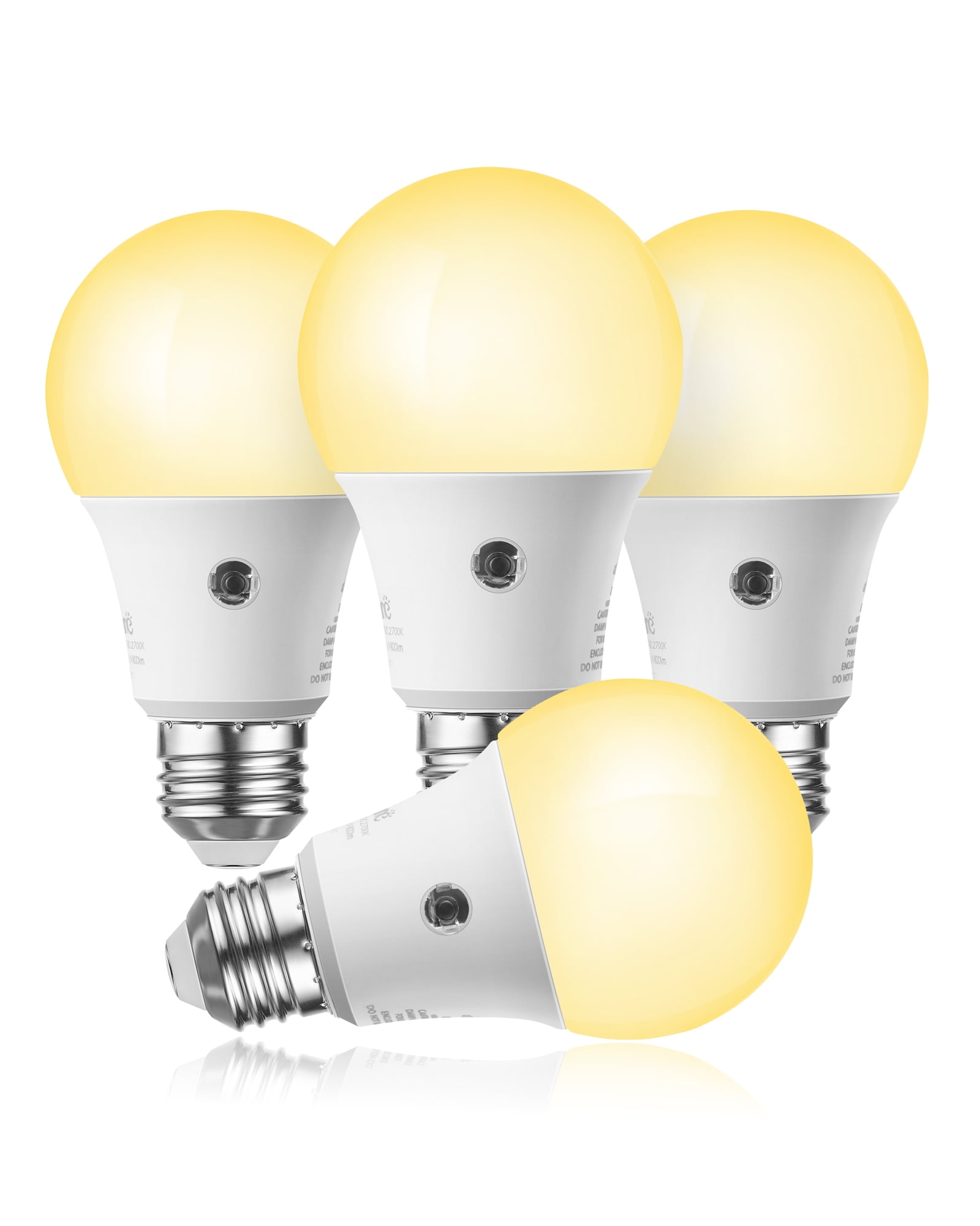 EDISHINE Outdoor Dusk to Dawn LED Light Bulbs for Porch Exterior Light ...