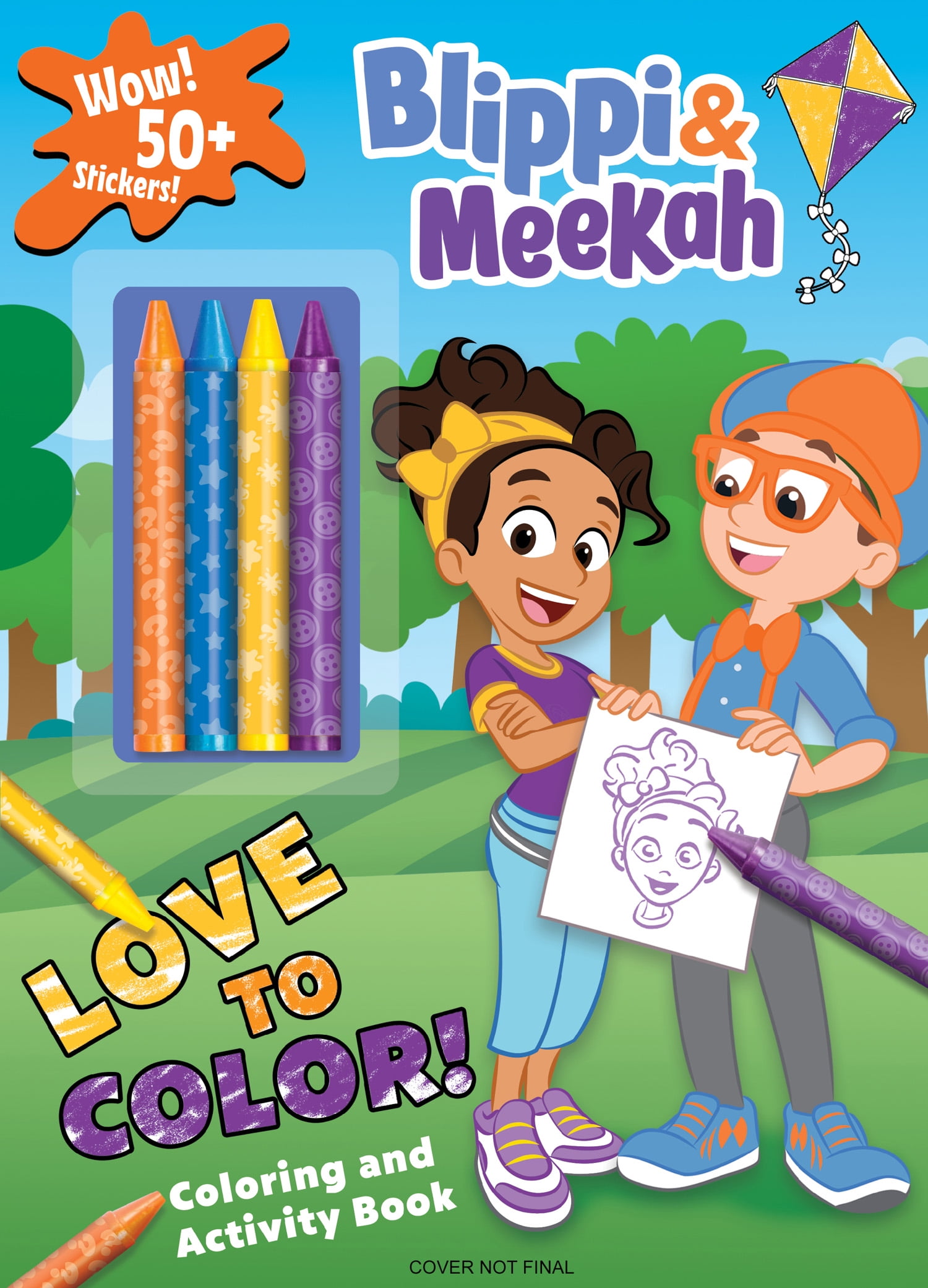 EDITORS OF STUDIO FUN INT: Blippi: Blippi and Meekah Love to Color!, 48 ...