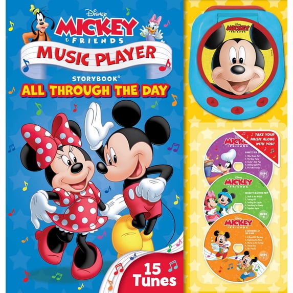 Disney Mickey Mouse: All Through the Day Music Player Storybook ...