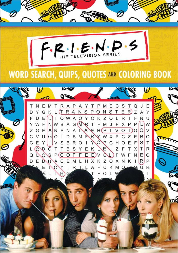 EDITORS OF THUNDER BAY PR, Friends Word Search, Quotes & Coloring Book ...