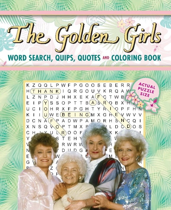 The Golden Girls Word Search, Quips, Quotes and Coloring Book - Walmart.com