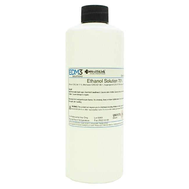 EDM 3 495262-EA Ethyl Alcohol Ethanol - 16 fl oz Bottle - Walmart.com