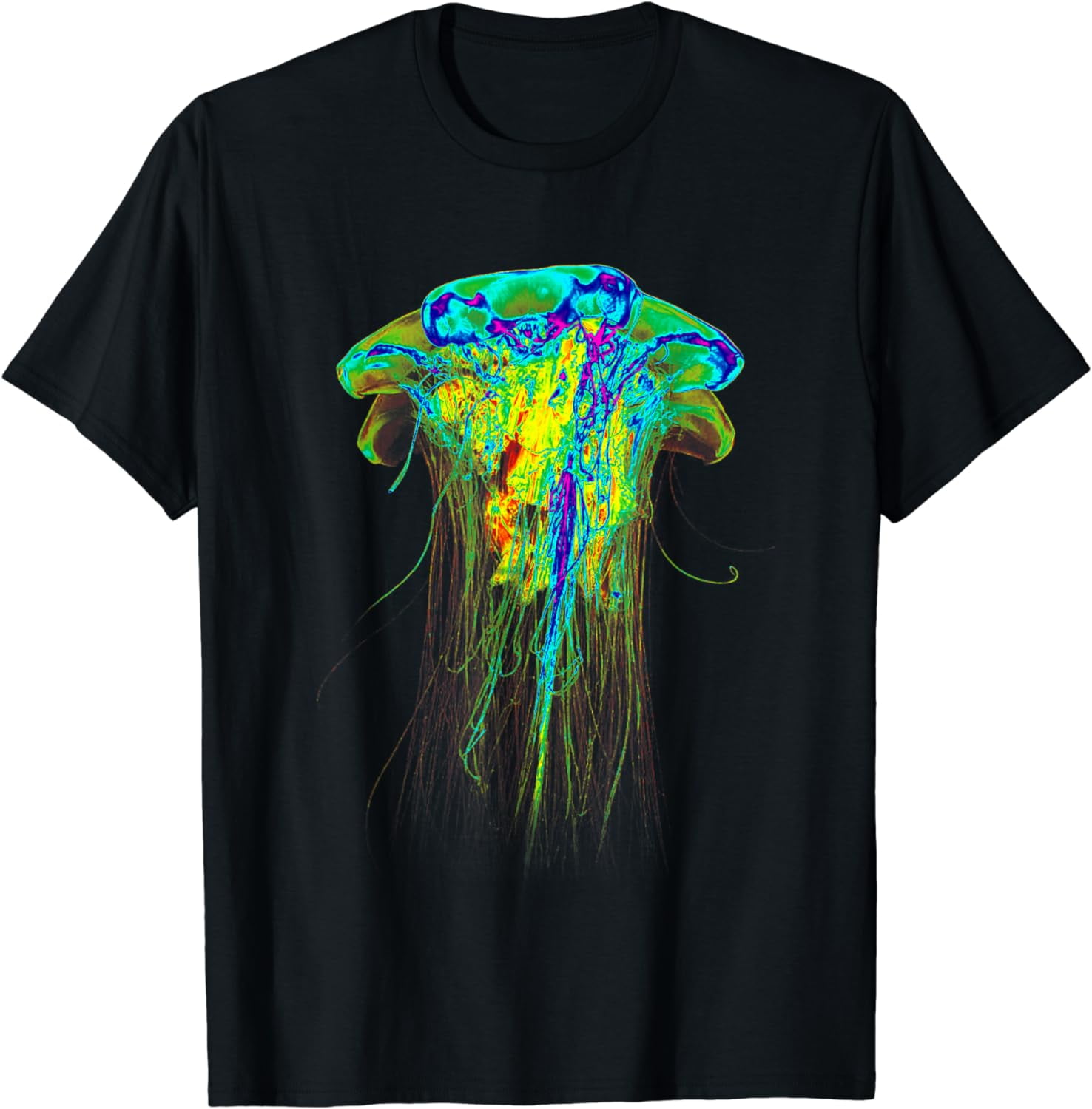 EDM Rave Festival Shirt - Trippy Atomic Jellyfish Tee - Walmart.com