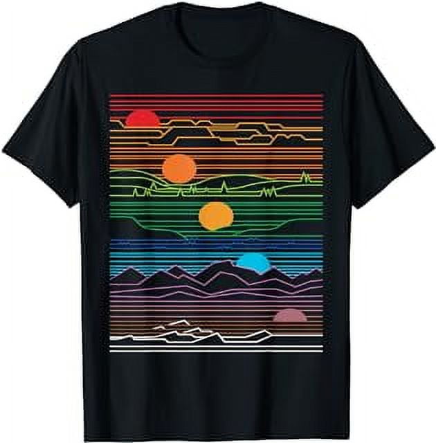 EDM Techno Sun Moon Design Dance Rave Music Festival T-Shirt - Walmart.com