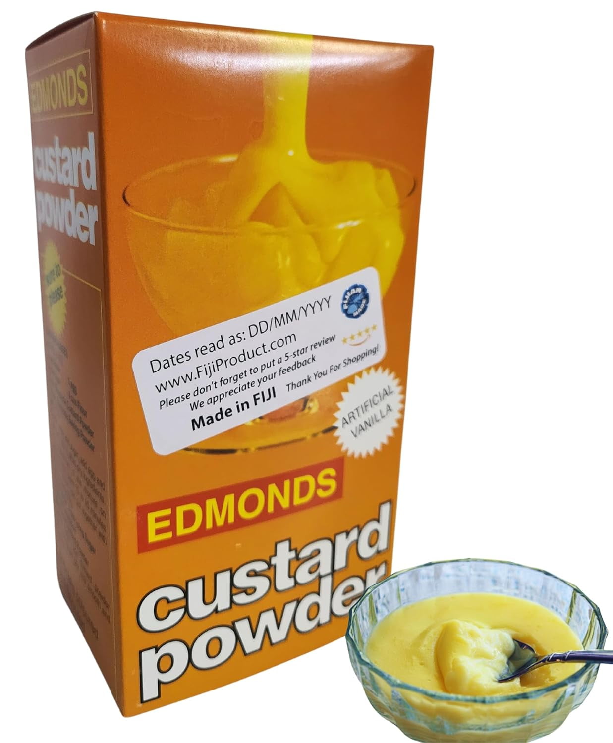 EDMONDS - #1 Custard Powder Original Vanilla Flavoured (Pack of 4 x ...