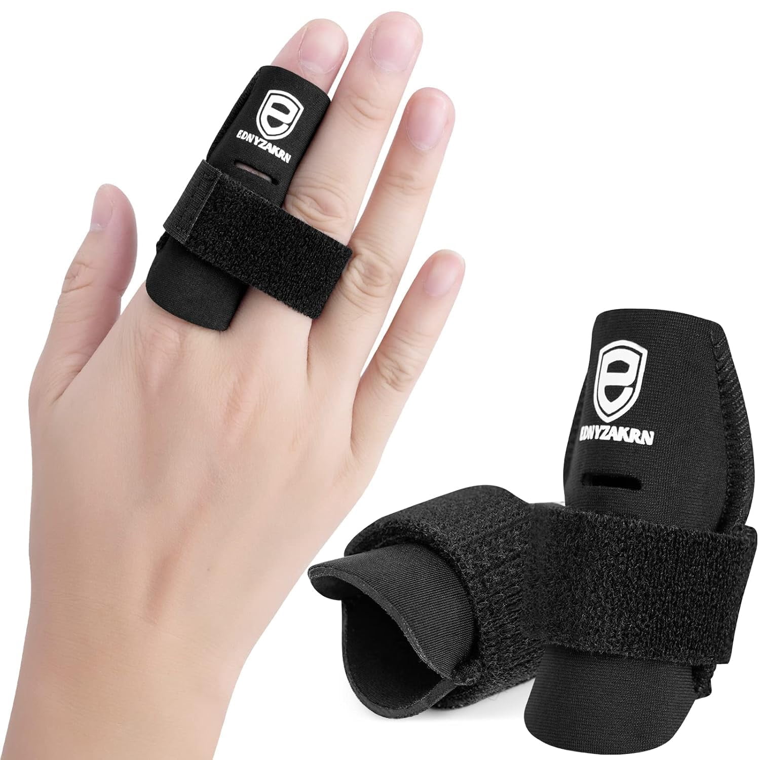 EDNYZAKRN 2 Pack Finger Sleeves Protectors, Finger Buddy Bands ...