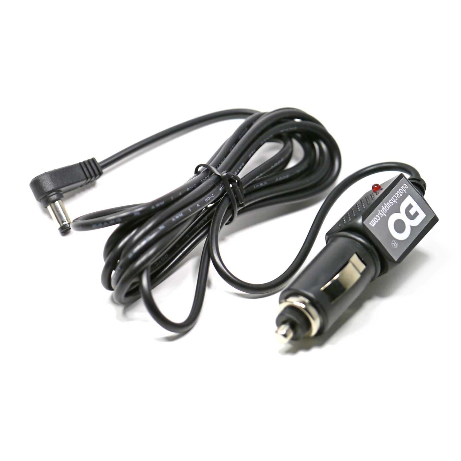 EDO Tech 6-1/2' Long DC Vehicle Adapter Car Charger Power Cord for RCA ...
