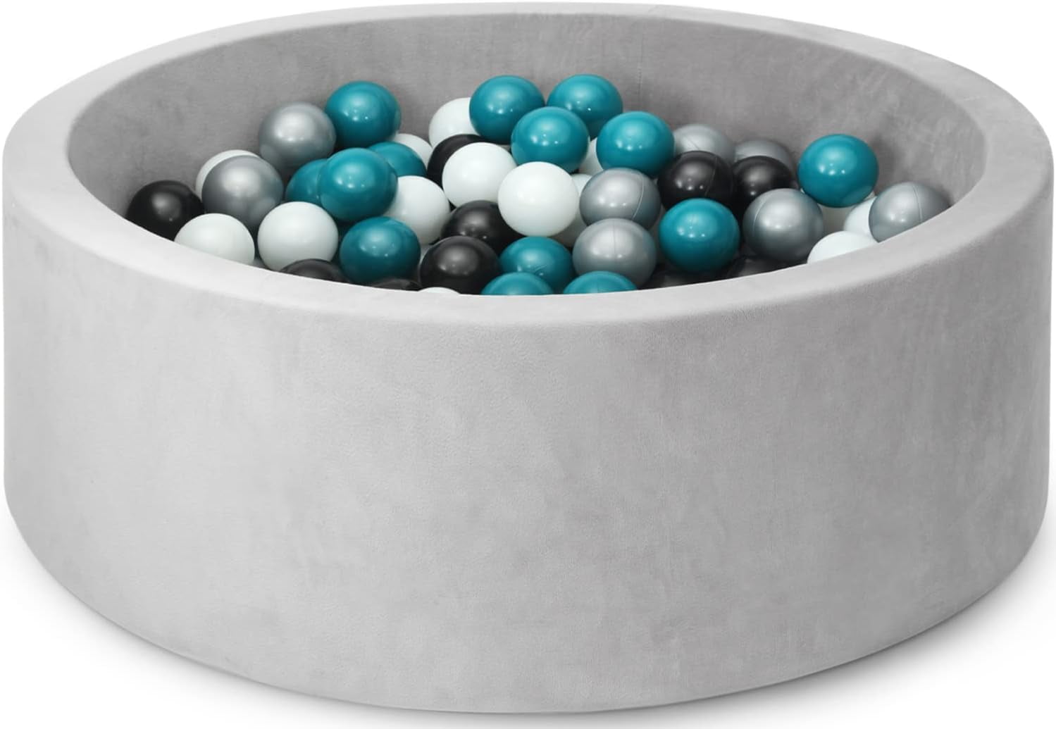 EDOSTORY Ball Pit, ∅ 2.75in 200 Balls Included, Memory Foam Ball Pits for Toddlers Soft Children ...