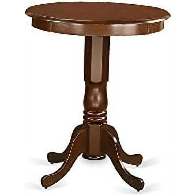 EDT-BLK-TP Eden Counter Height Table - Round Dining Table Top with ...