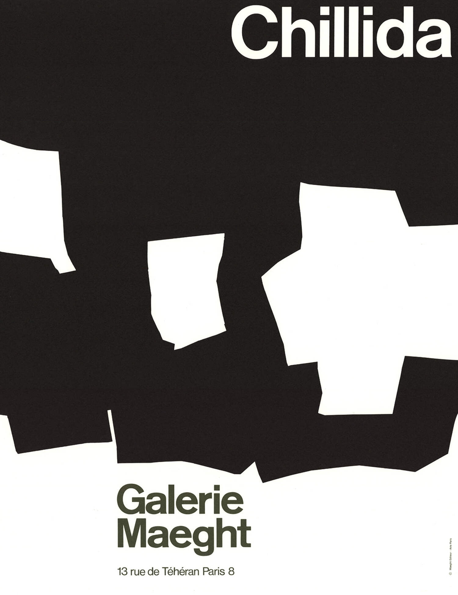 EDUARDO CHILLIDA Galerie Maeght, 1968 - Walmart.com