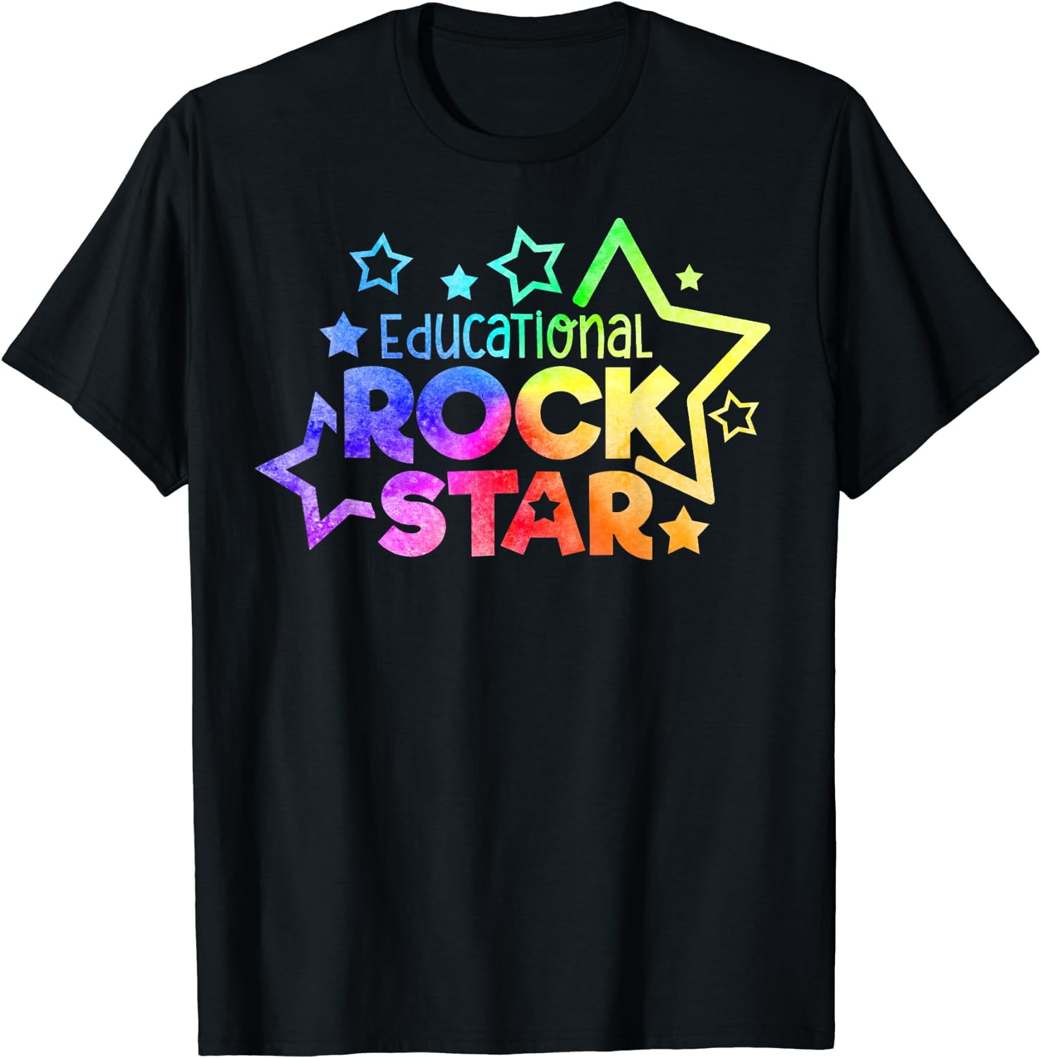 EDUCATIONAL ROCKSTAR Funny Teacher Quote Back to School T-Shirt ...