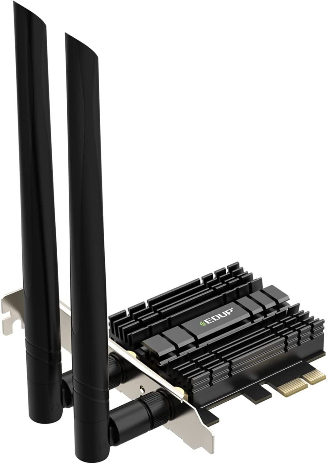 EDUP HOME PCI-E WiFi 6 Network Card AX1800Mbps Bluetooth 5.2 Heat Sink ...