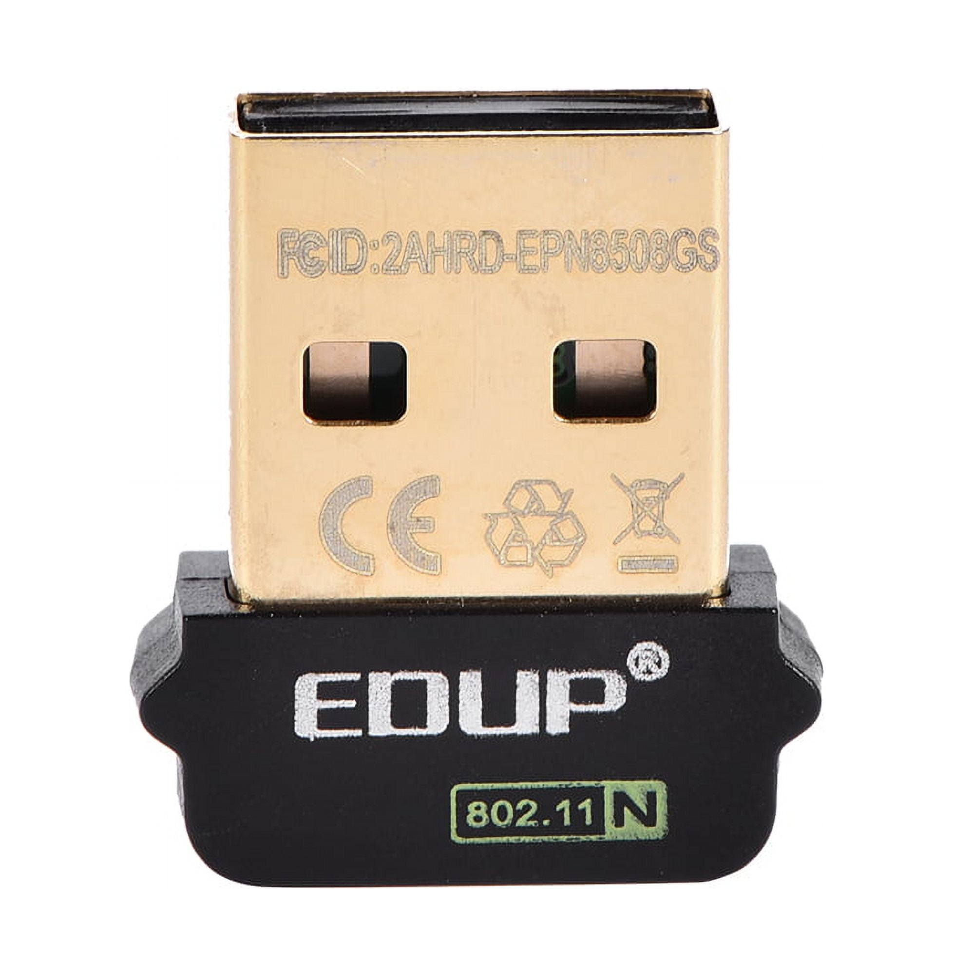 EDUP Mini 2.4GHz 150Mbps USB WiFi Wireless-N Network Adapter Dongle for ...