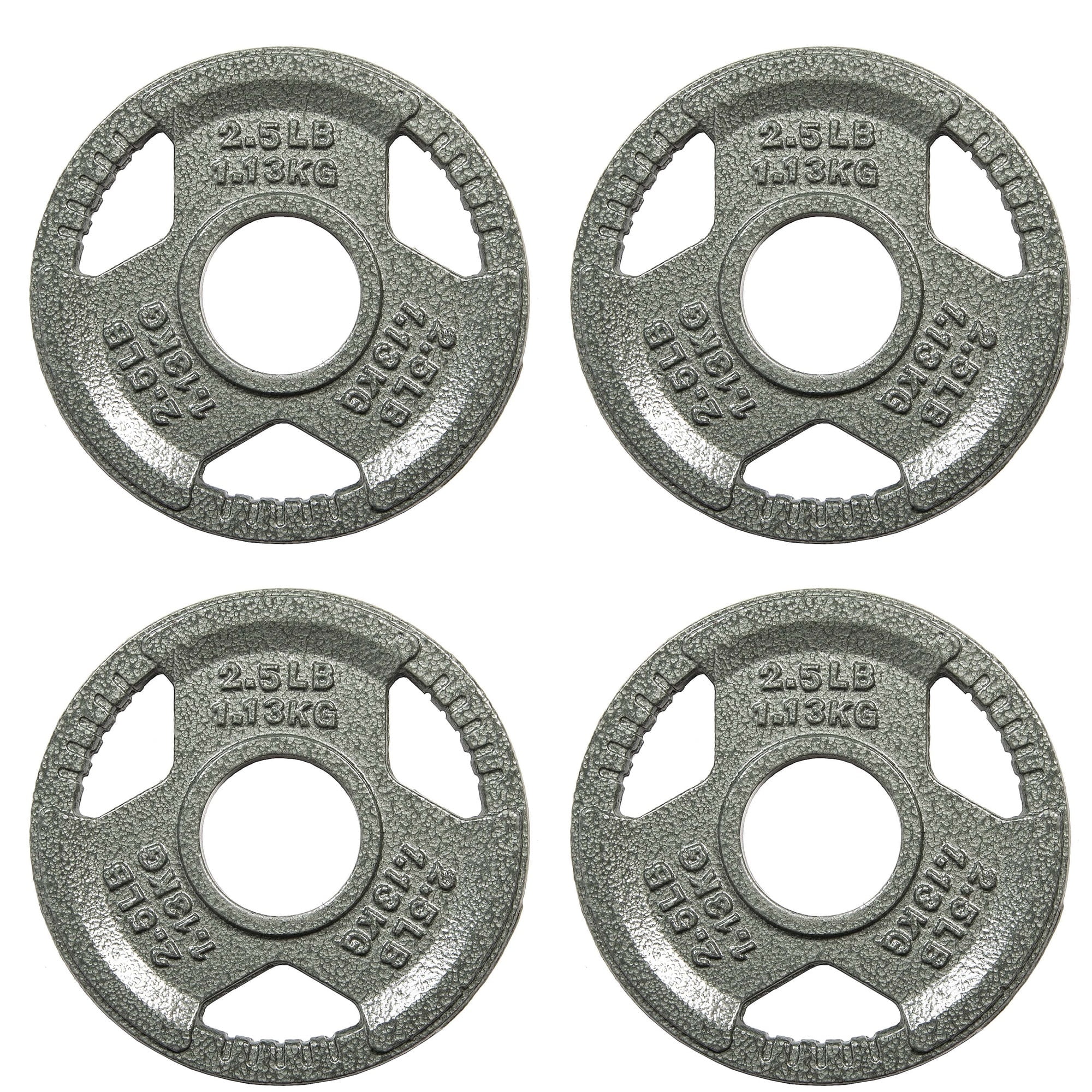 EDX 2-Inch Olympic Cast Iron Weight Plate – Rust-Resistant, Grip ...