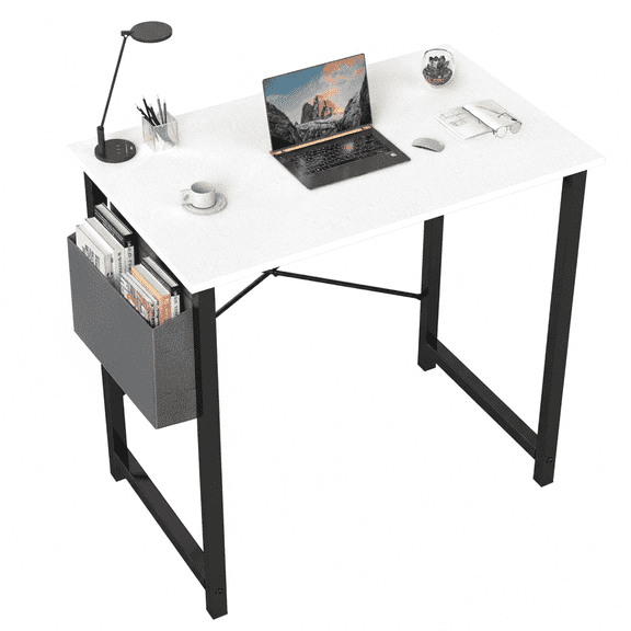 Gianna 40" Computer Desk with Metal Frame, Waterproof Surface and ...