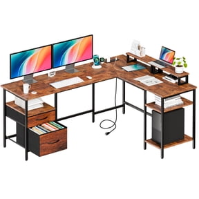 Tv Stand Computer Desk Combo