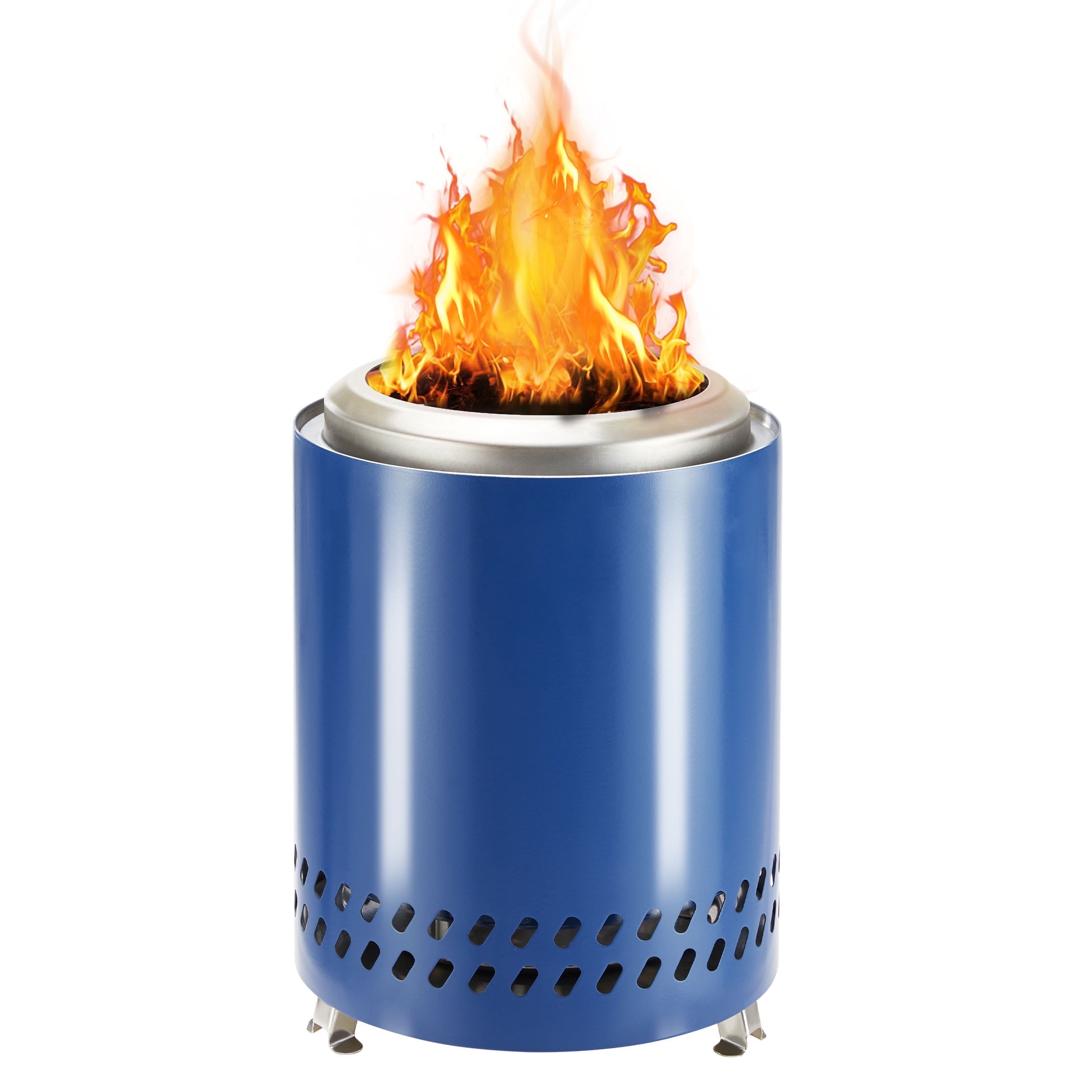 EDX 7-inch Portable Tabletop Fire Pit - Dual Fuel, Smokeless, 304 ...