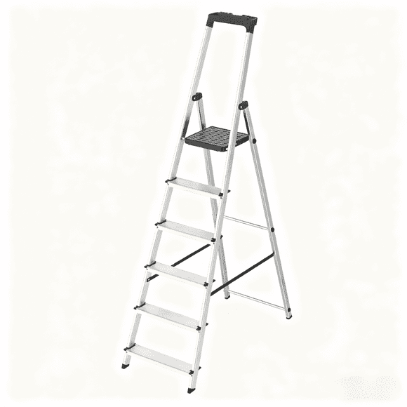 Step Stool With Handrail