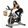 EDX Exercise Bike with LCD Monitor & Infinite Resistance, Adjustable ...