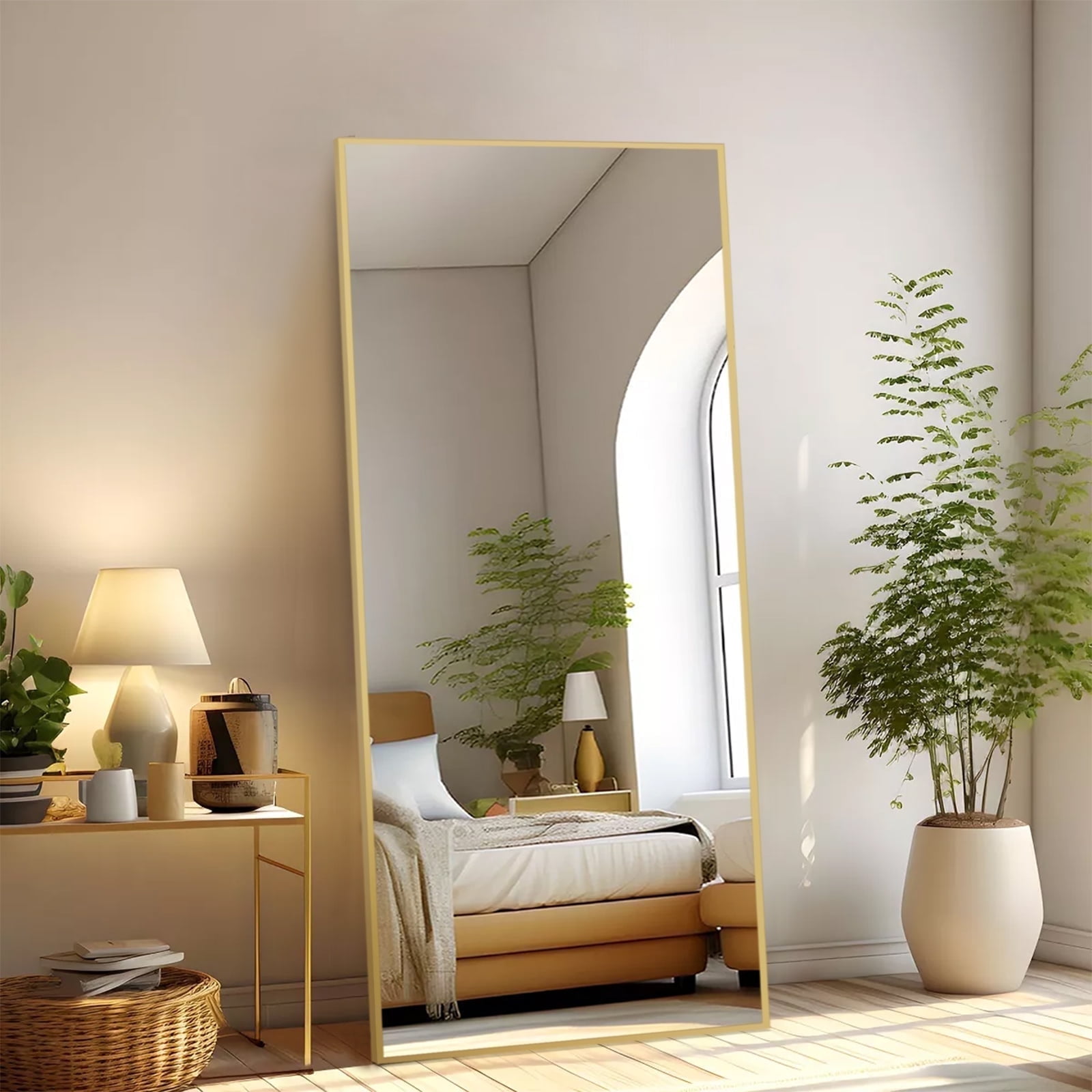EDX Full Length Mirror 71"x26" Full Body Mirror Rectangle Free Standing ...