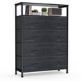 edx 8 Drawers Fabric Dresser, Clothes Storing, Storage Tower Organizer ...