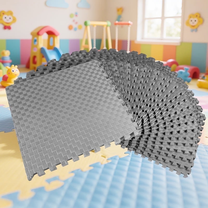 EDX Interlocking EVA Foam Workout Mats – Protective Flooring for Home ...