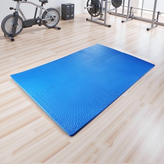 Philosophy Gym Pack of 12 Exercise Flooring Mats - 12 x 12 Inch Foam ...