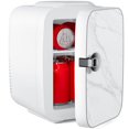 edx Mini Fridge, 4L/6-Can Portable Cooler, Compact RV Refrigerator for ...