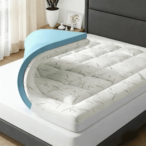 edx, Gel Memory Foam Mattress Topper, 3 Inch King Size, Soft Cover ...