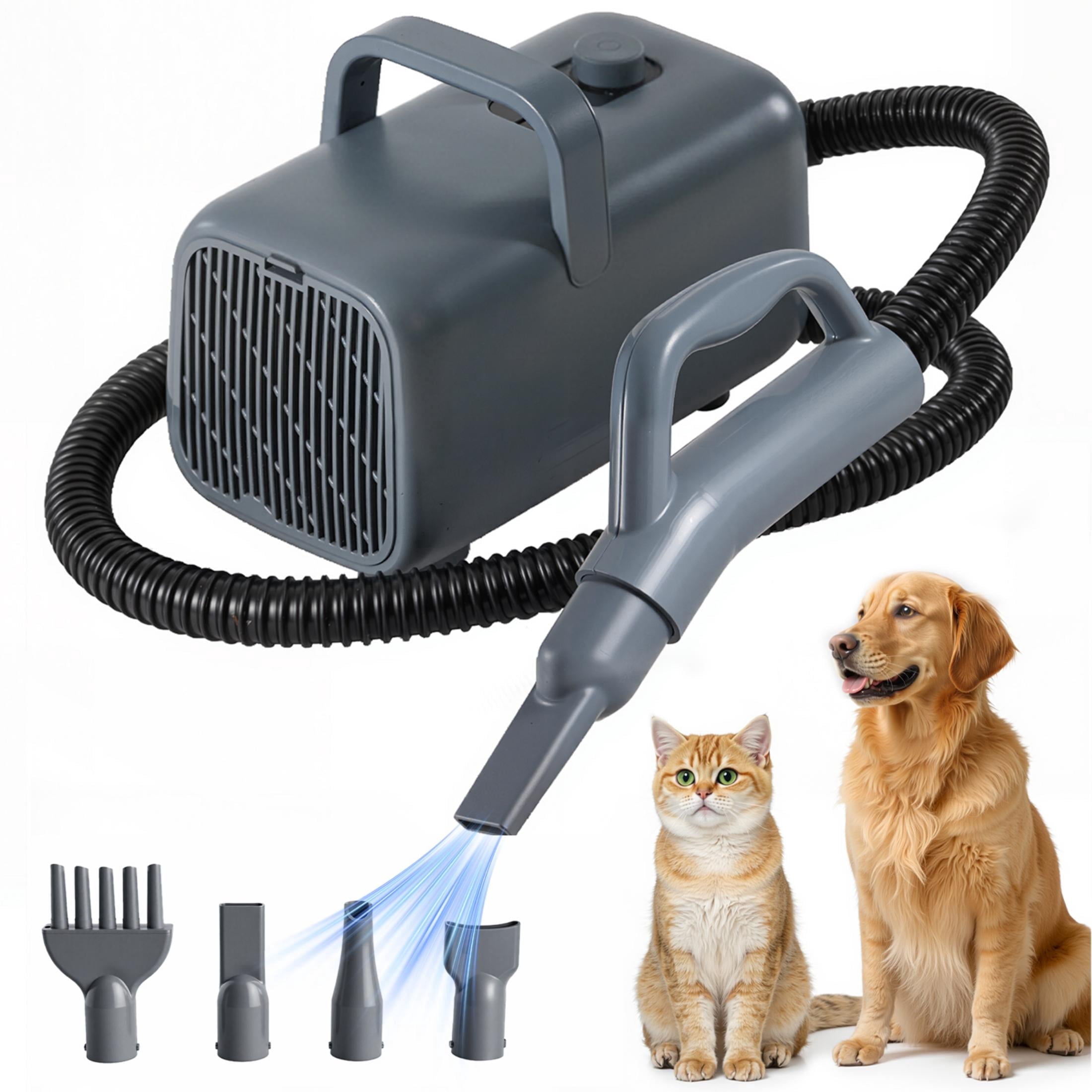 EDX Dog Blower Pet Hair Dryer with Adjustable Wind Speed & Heater ...
