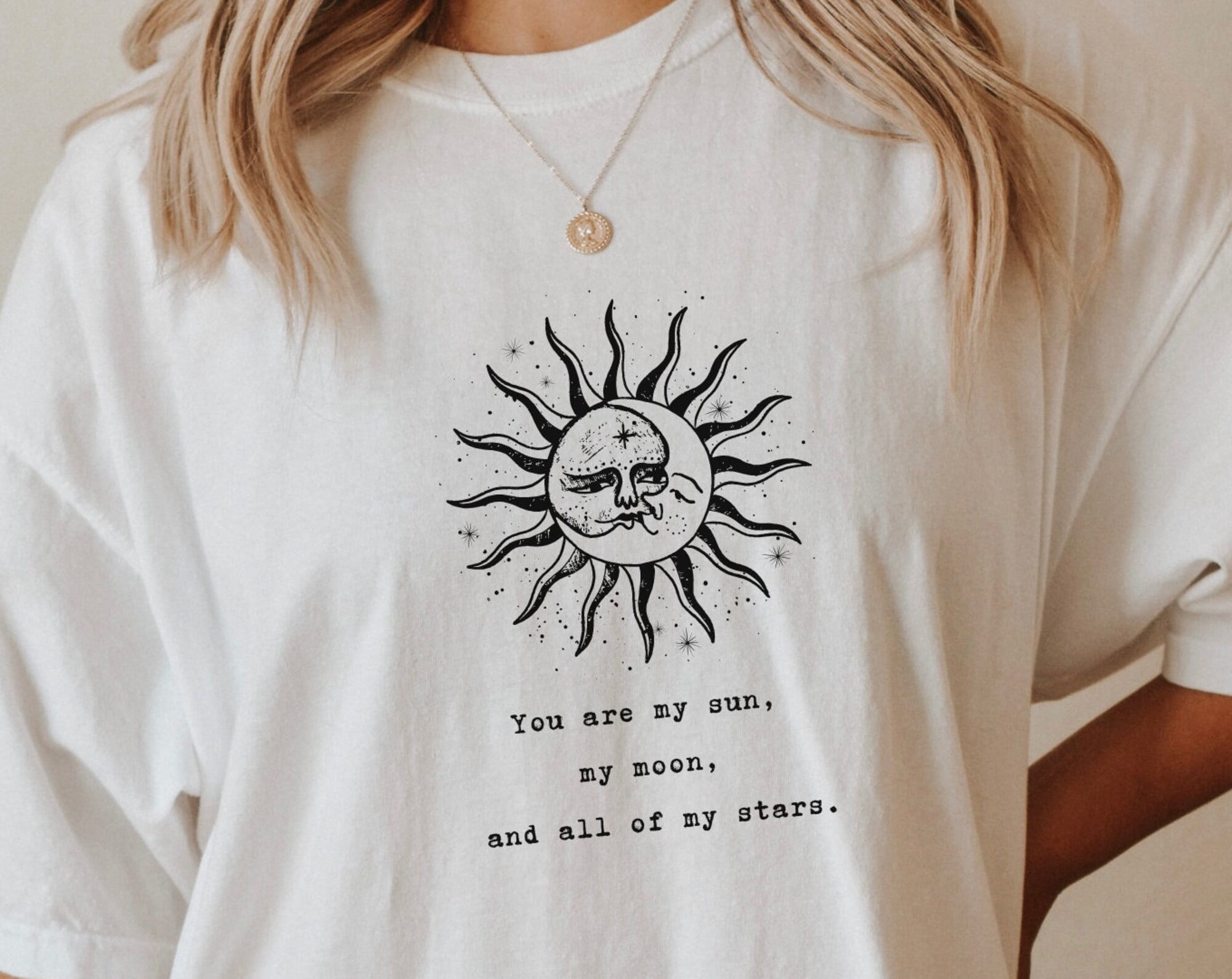 EE Cummings Shirt Poetry Shirt Sun and moon shirt Literature shirt Dark ...