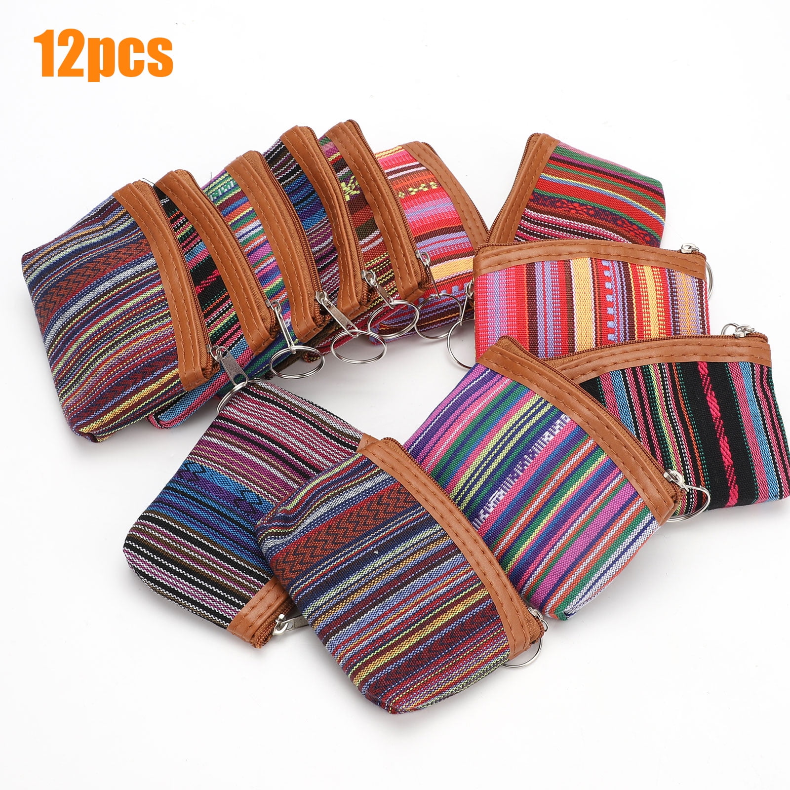 EEEKit 12pcs Small Coin Purses, Ethnic Small Wallets for Women, Mini ...
