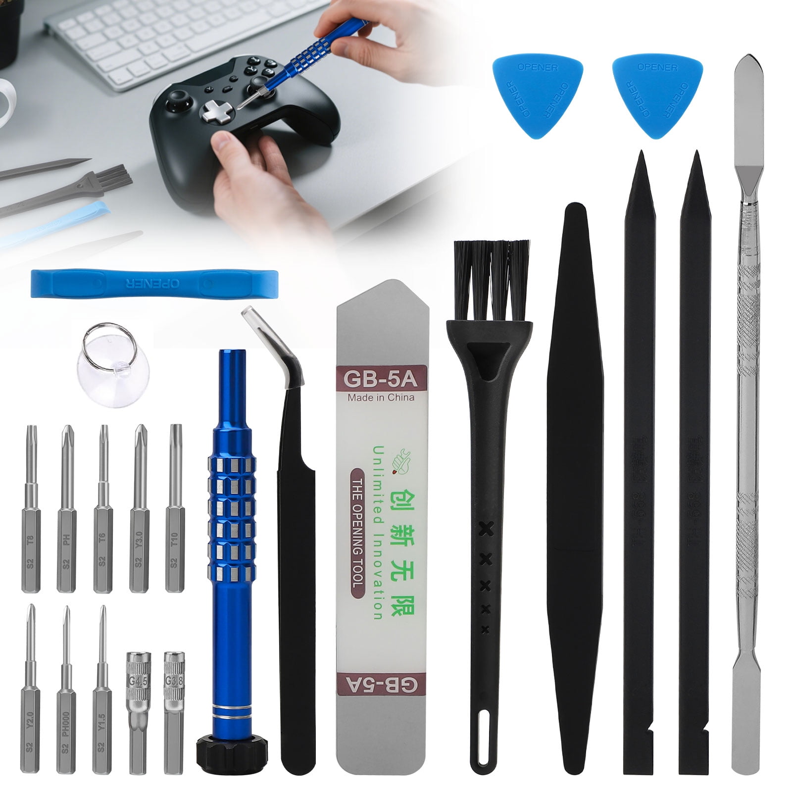 EEEkit 10-in-1 Torx Screwdrivers Set, Magnetic T3-T10 Security Bit ...