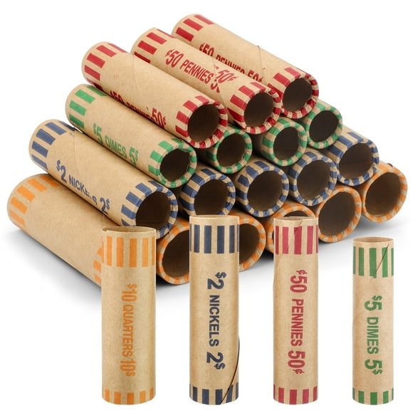 Coin Roll Wrappers in Money Handling - Walmart.com