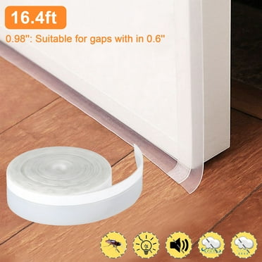 Self Stick Silicone Door Seal Strip for Windows, Door Weather Stripping ...