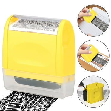HOTBEST Identity Protection Roller Stamp Confidential Roller Stamp Anti ...