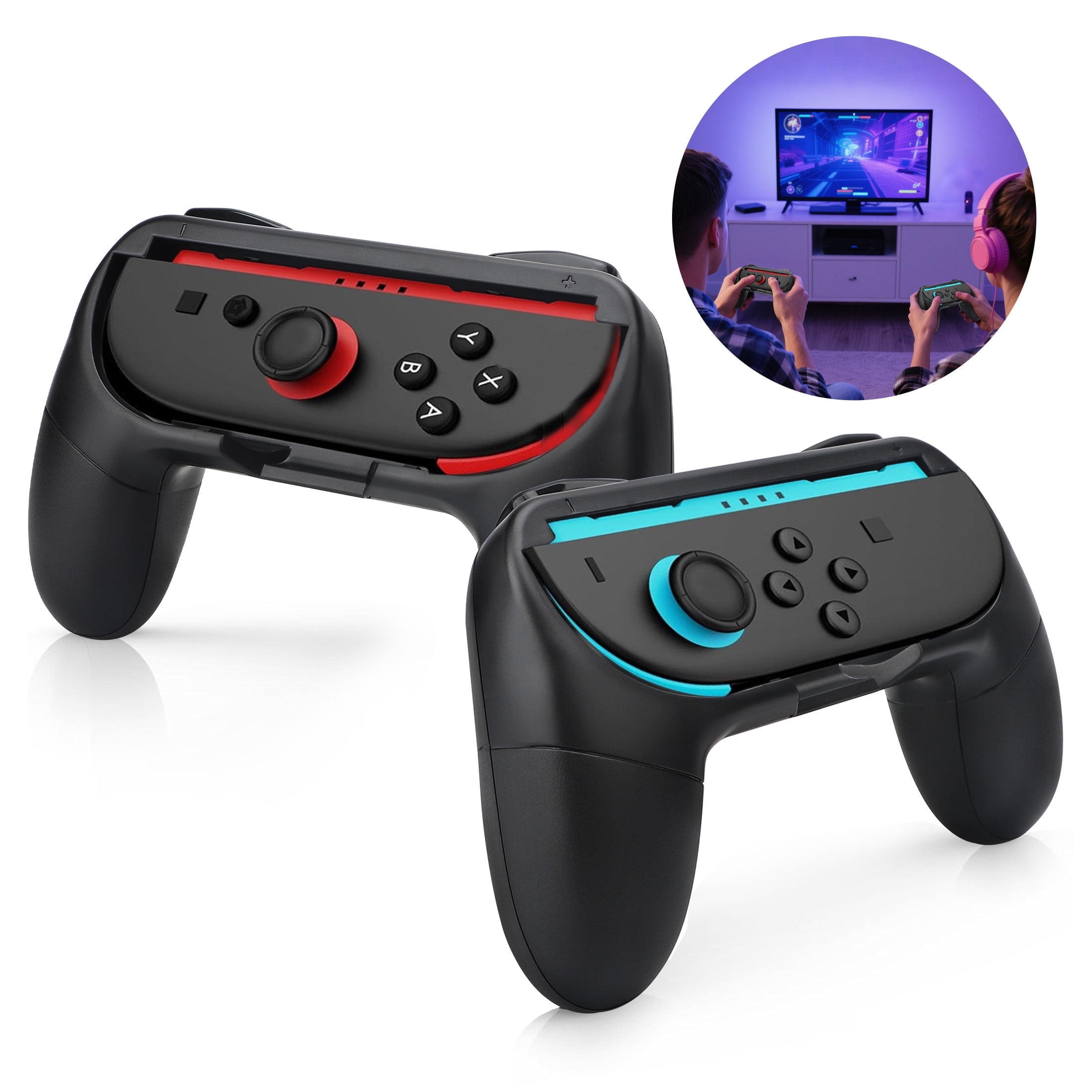 EEEkit Grip Kit Fit for Nintendo Switch 2 Joy-Con Controllers, Hand ...