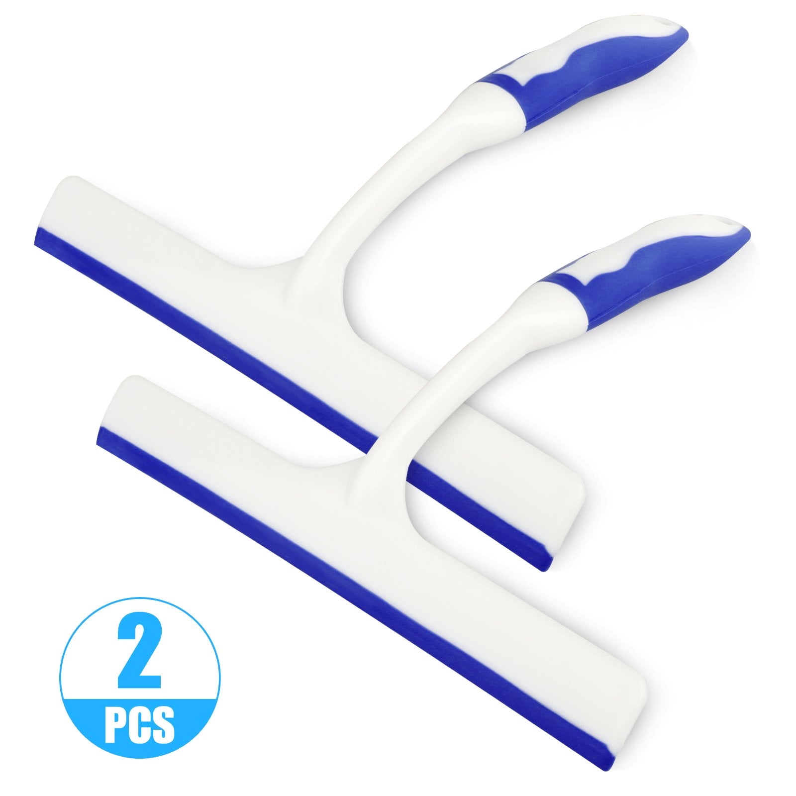 EEEkit 10-inch Handheld Shower Squeegee Cleaner, 2/1pcs Set, Streak ...