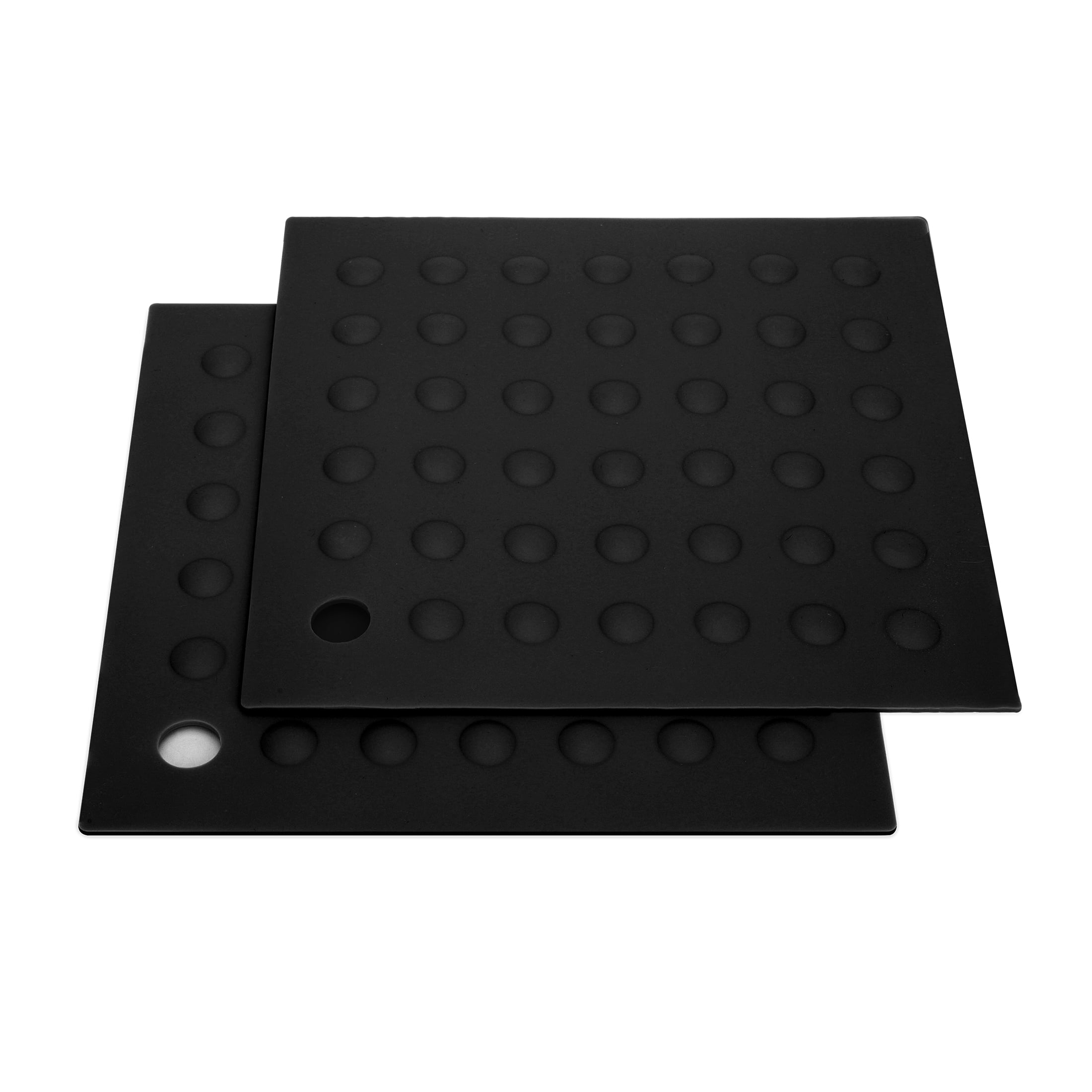 EEEkit 2pcs Silicone Trivet Mats, Heat Resistant Non-Slip Pot Holders ...