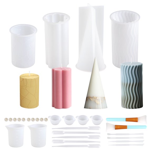 EEEkit 31pcs DIY Silicone Resin Casting Molds Tools Set, Epoxy Resin ...