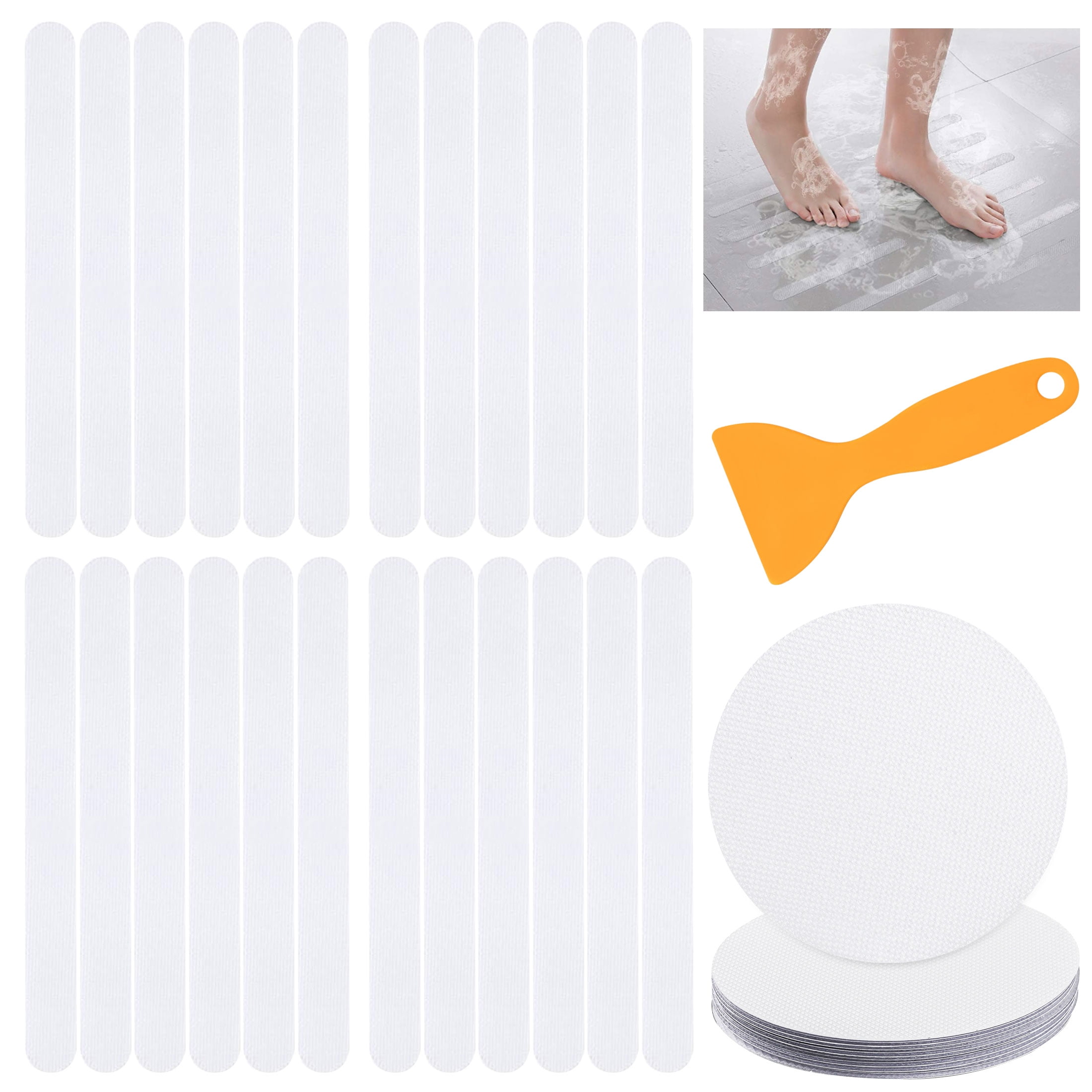 EEEkit 36pcs Non-Slip Stickers, Adhesive Shower Stickers for Bathtub ...