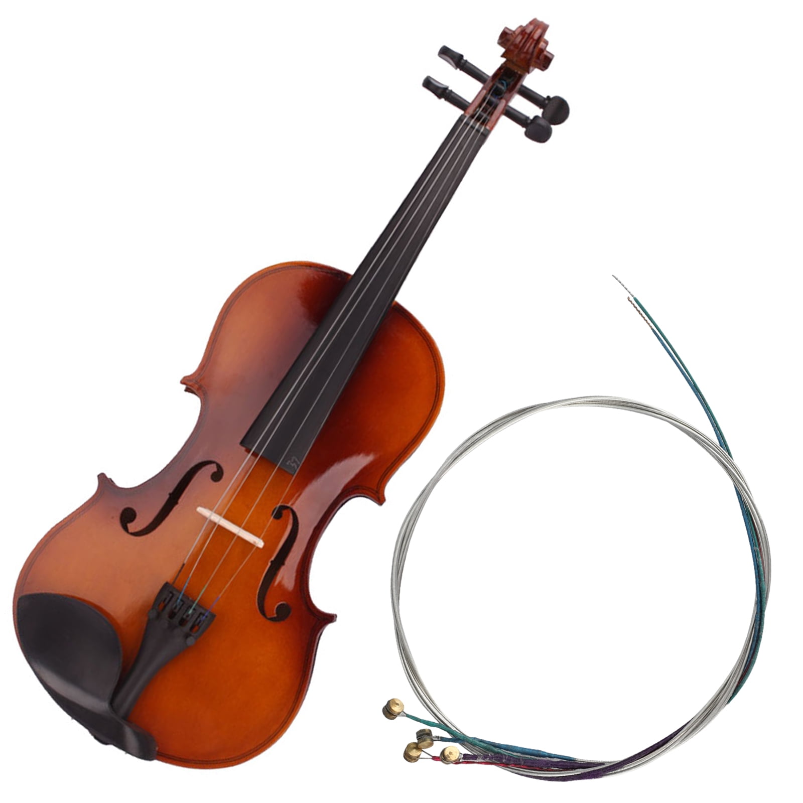 EEEkit 4Pcs Universal Violin Strings Full Set(G-D-A-E), Steel Core ...