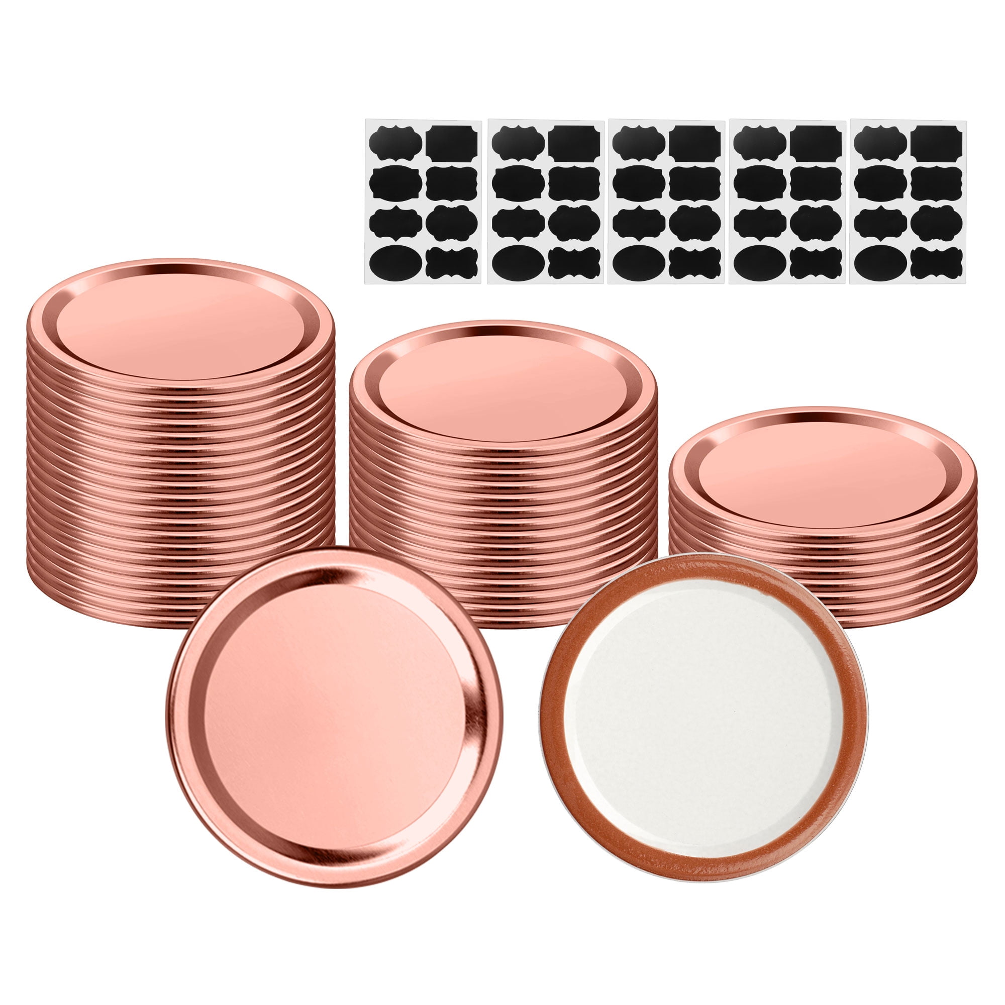 EEEkit 50pcs Regular Mouth Canning Lids Fit for Ball, Kerr, Mason Jar ...