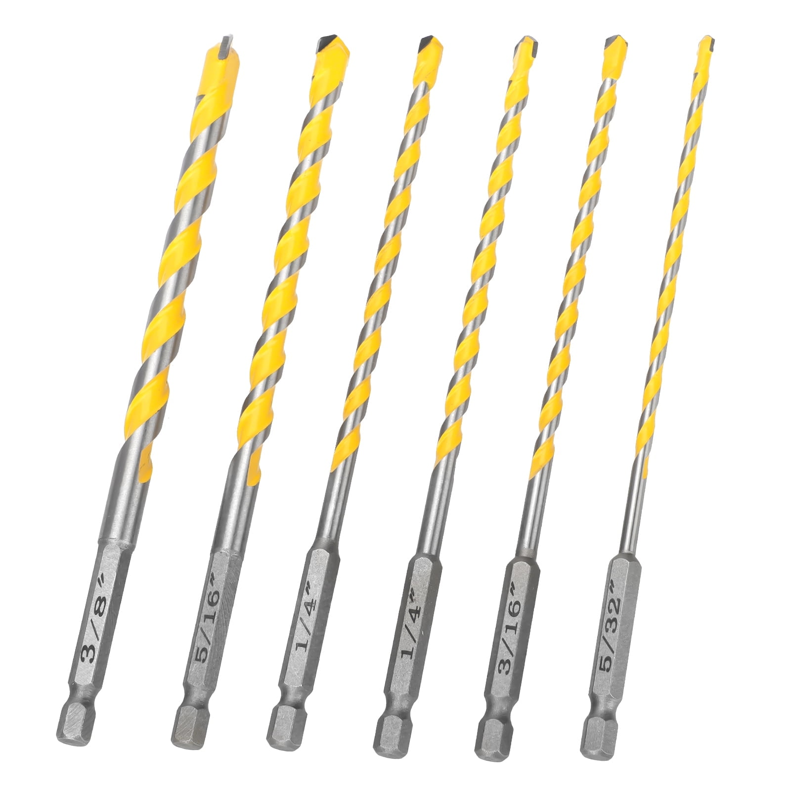 EEEkit Hex Shank Masonry Drill Bits Set - Walmart.com
