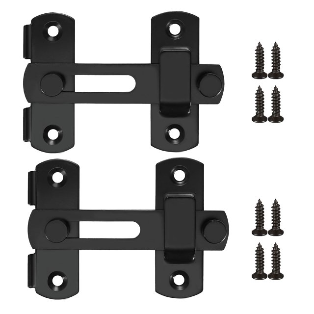EEEkit 2pcs Door Latches, Heavy Duty Barn Door Latch for Cabinets ...
