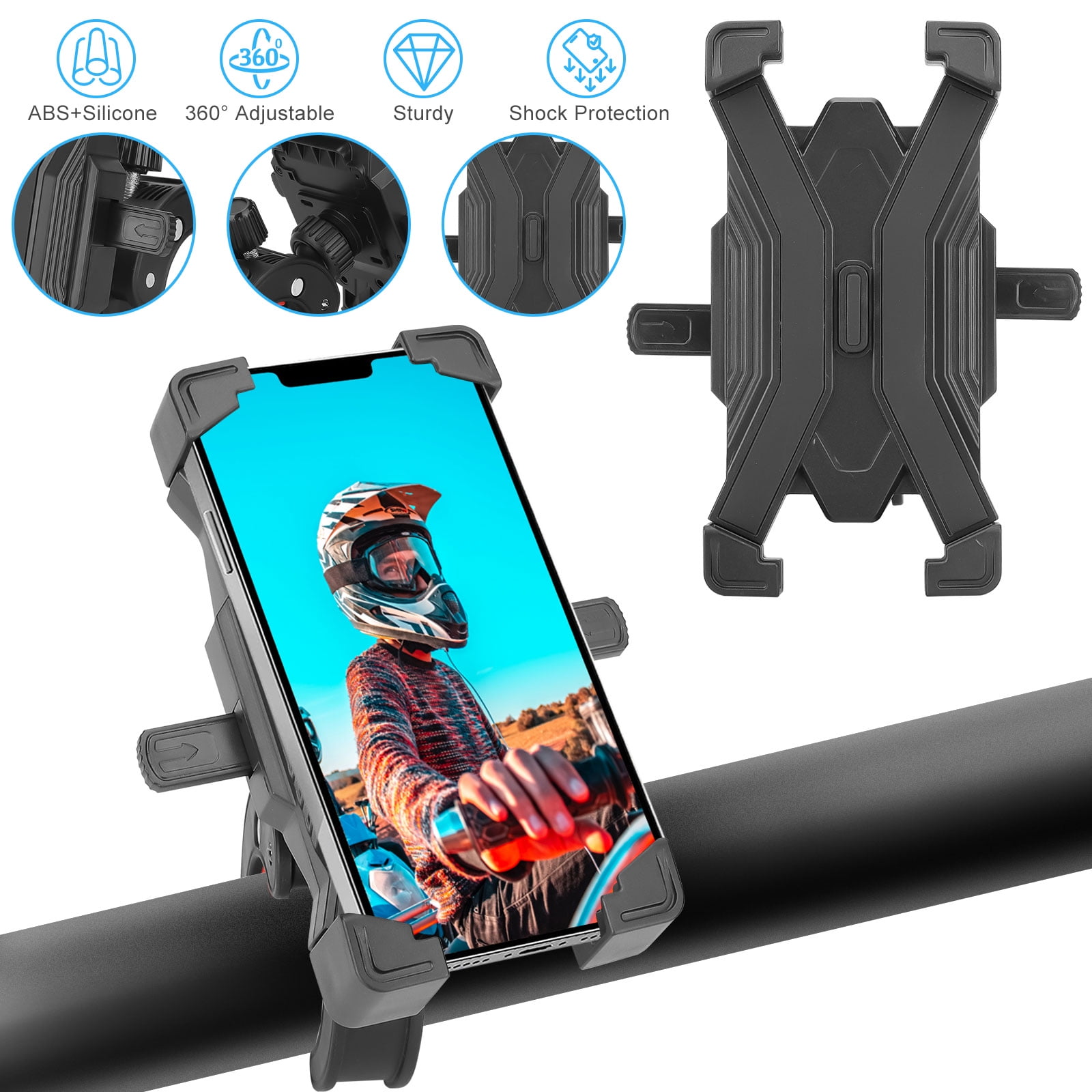 EEEkit Adjustable 360 ° Universal Bike Bicycle Motorcycle Handlebar ...