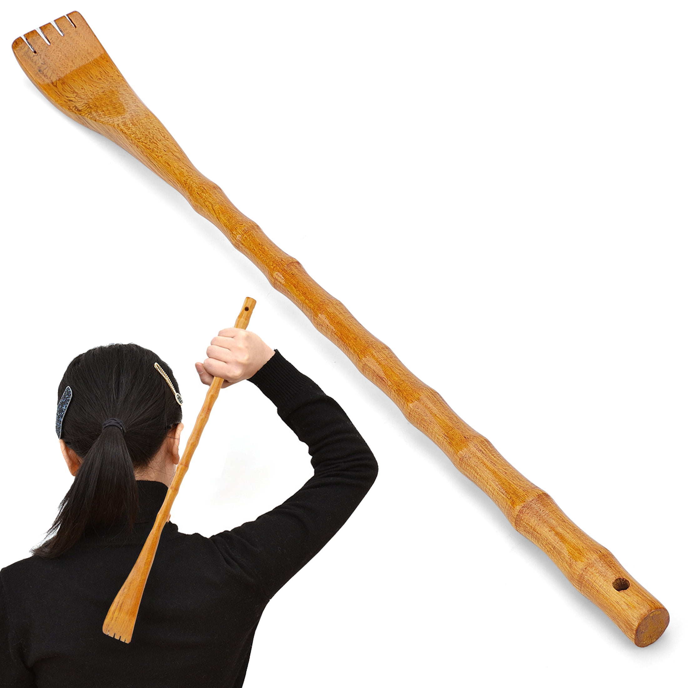 EEEkit Back Scratcher for Adults, Wooden Backscratcher for Itching ...